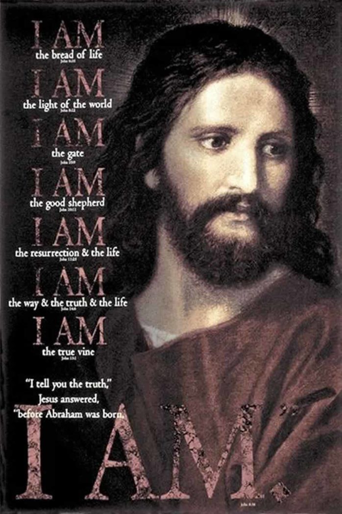 I AM poster | I AM banner | I AM poster and banner for wall